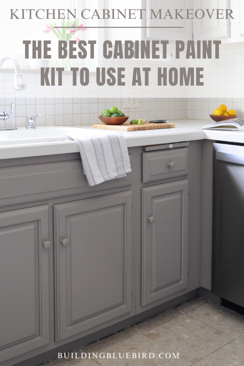 The Best Kitchen Cabinet Paint Kit to Try at Home - Building Bluebird