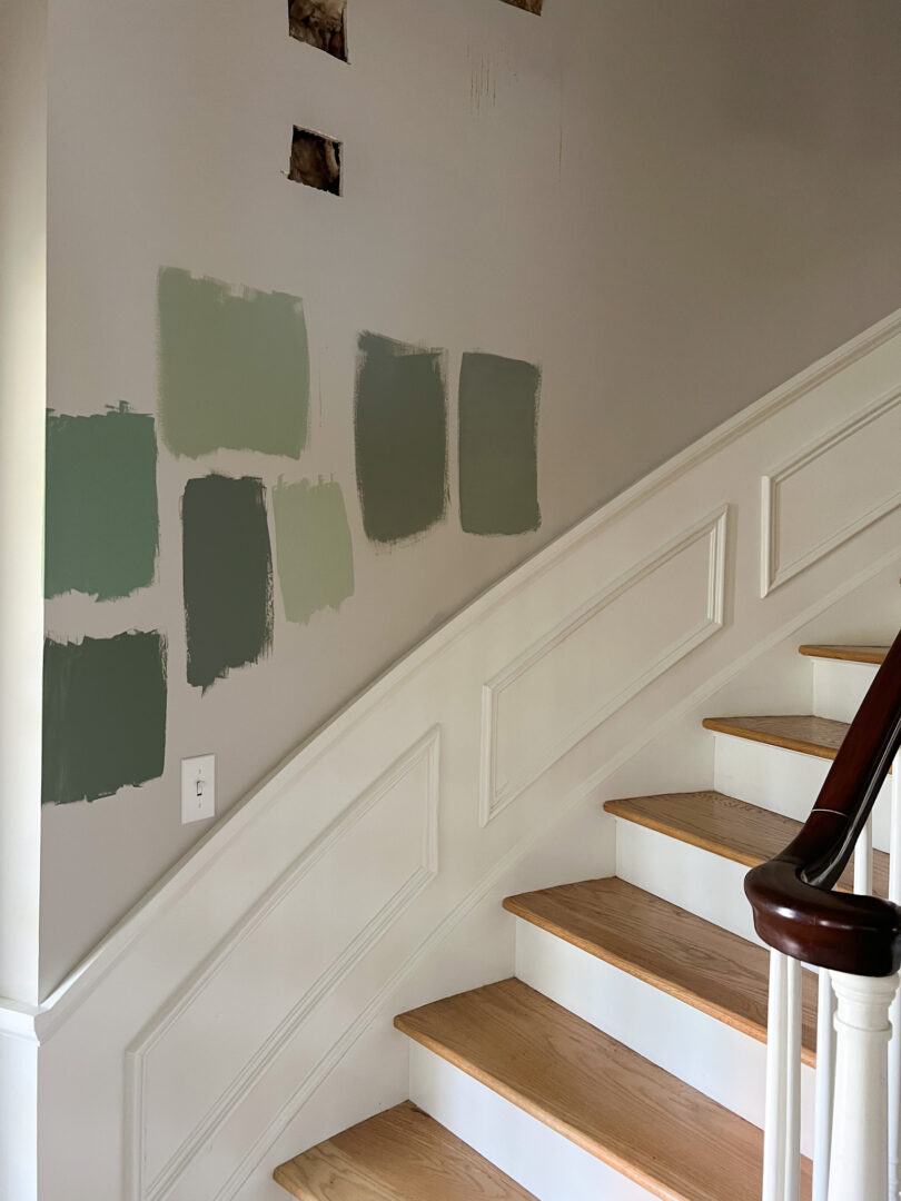 Stylish Two Story Entryway Makeover Reveal - Building Bluebird