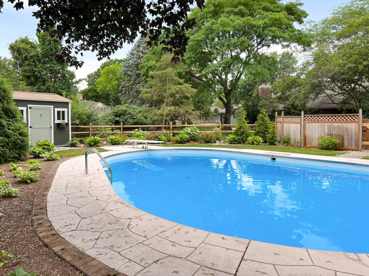 Stunning Backyard Pool Makeover on a Budget - Building Bluebird