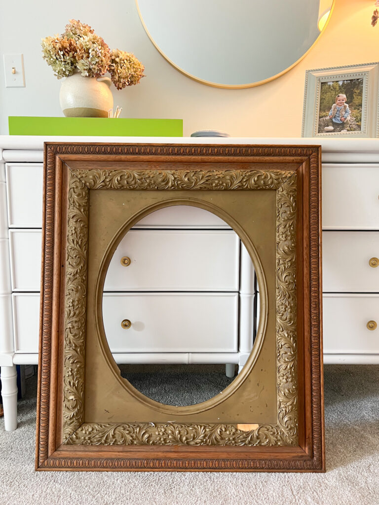 Make Witchy Halloween Wall Art Using a Thrifted Frame | DIY - Building Bluebird