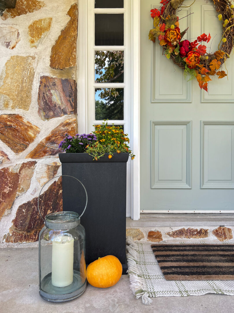 Fall Porch Makeover | Easy DIYs for Instant Curb Appeal - Building Bluebird