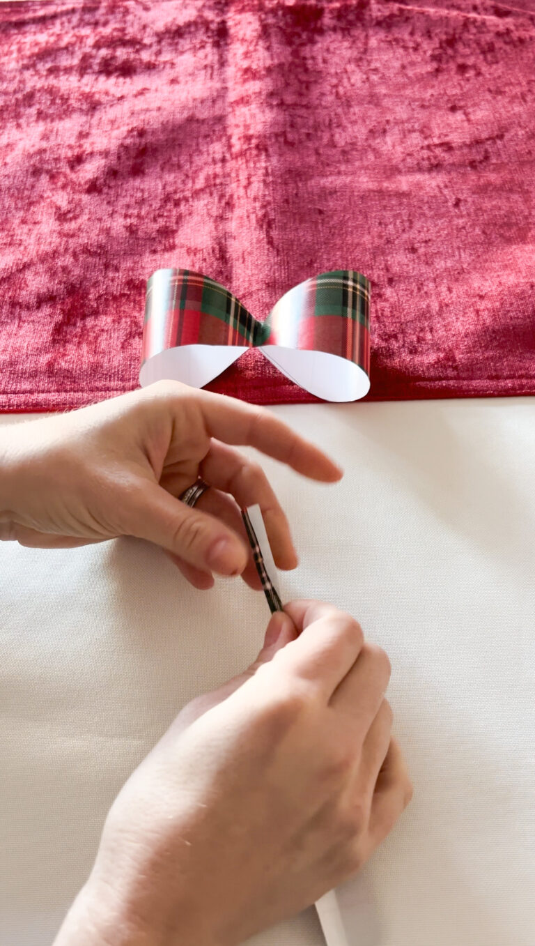 Easy DIY Paper Bows For Gifts Using Paper Scraps - Building Bluebird