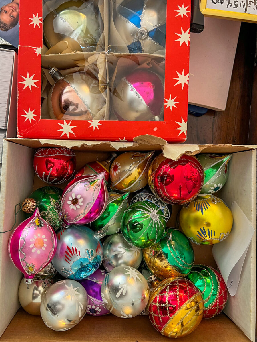 Create a Retro Christmas Tree with Shiny Brite and Vintage Ornaments ...