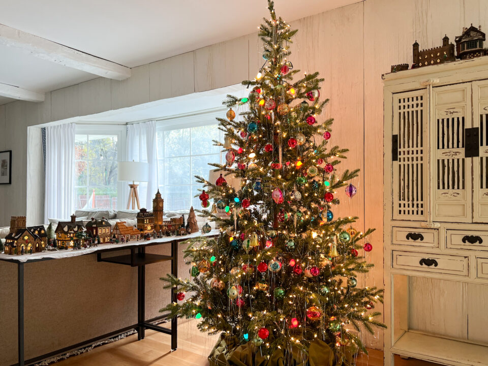 Create a Retro Christmas Tree with Shiny Brite and Vintage Ornaments ...