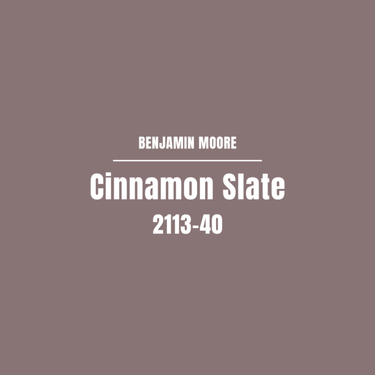 Cinnamon Slate (2113-40) Benjamin Moore | Paint Color Review - Building ...