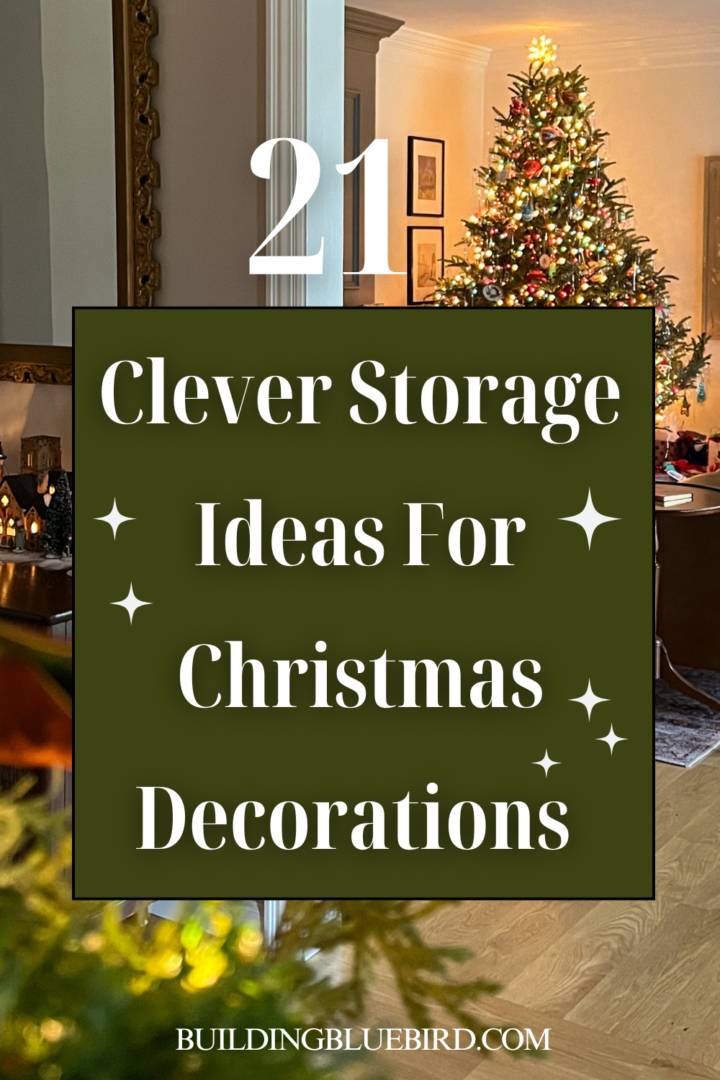 21 Genius Storage Ideas for Christmas Decorations | DIY - Building Bluebird