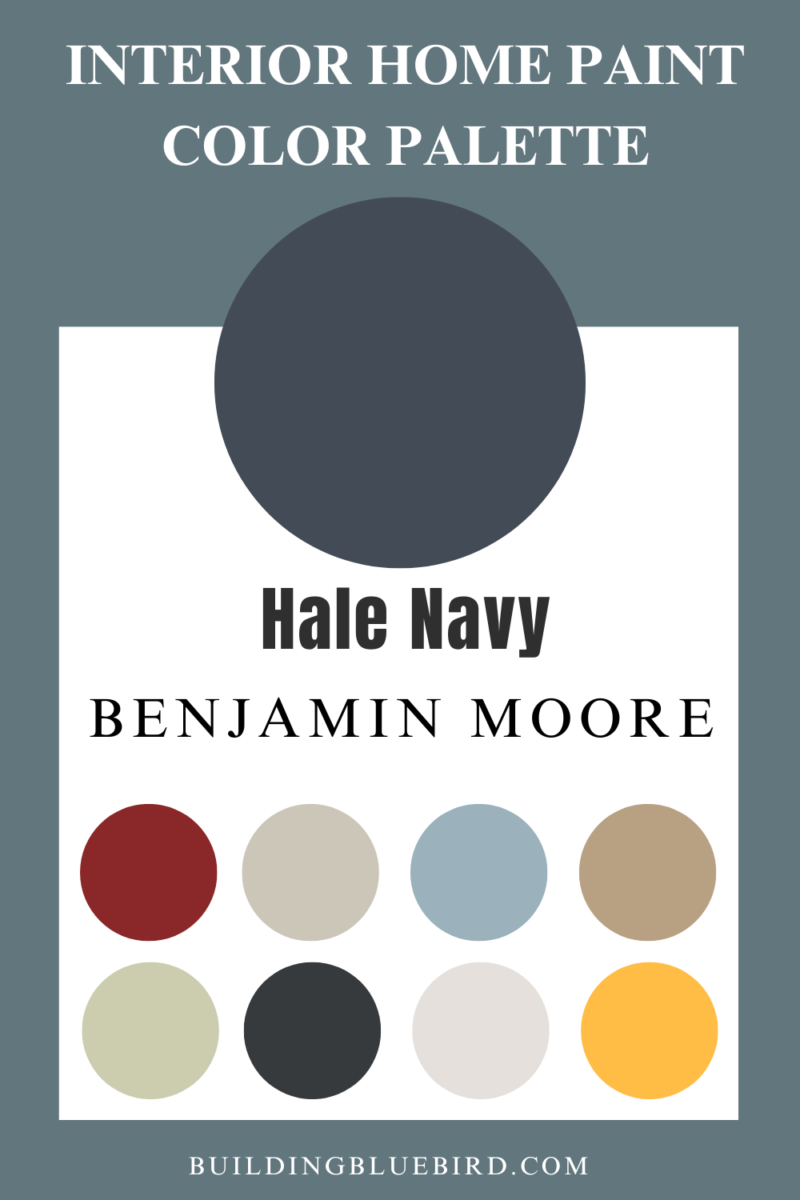 Benjamin Moore Hale Navy (HC-154) | Paint Color Review - Building Bluebird